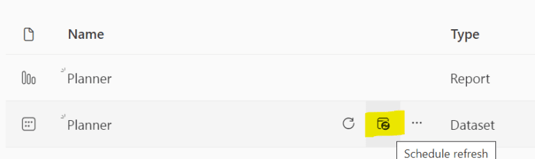 How to schedule refresh of a cloud file source in Power BI