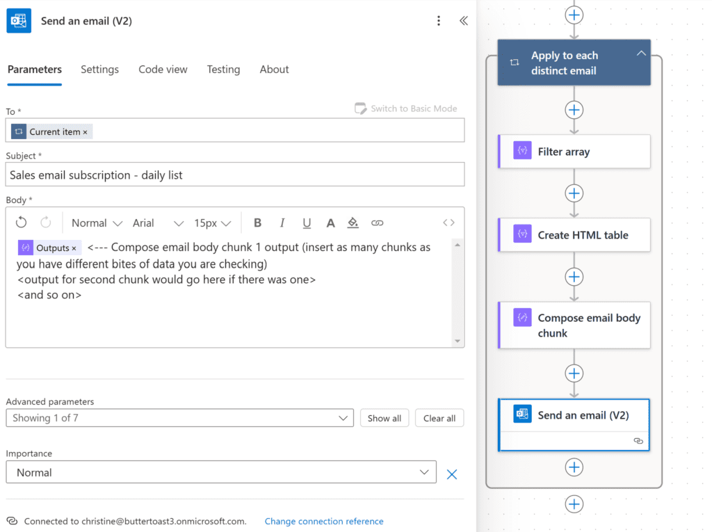 Sending HTML Table Emails from Power BI with Power Automate - Handling ...